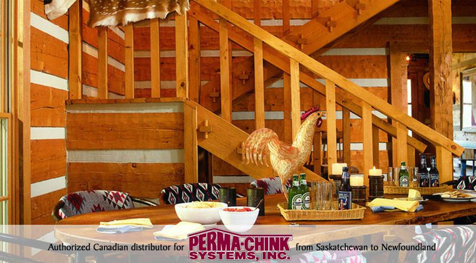 Perma-Chink Log Home Chinking – Superior Sealant — Canadian Log Home Supply
